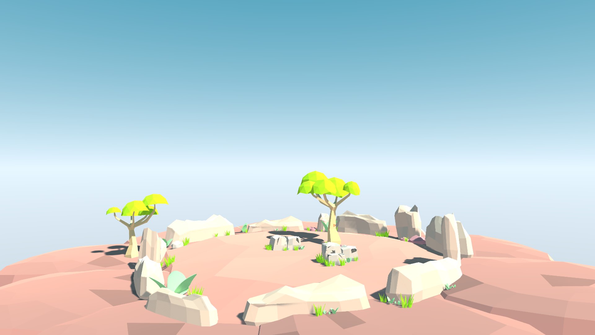 3D Low Poly Terrain - TurboSquid 1940477