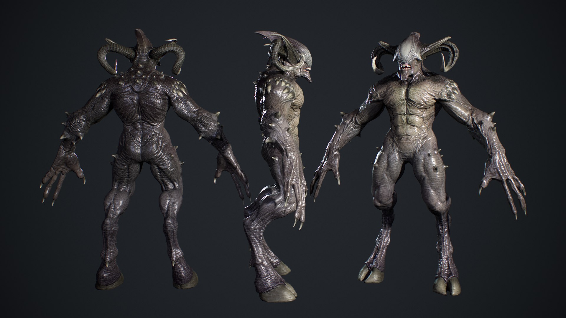 Faceless Demon 3D Model - TurboSquid 2053713
