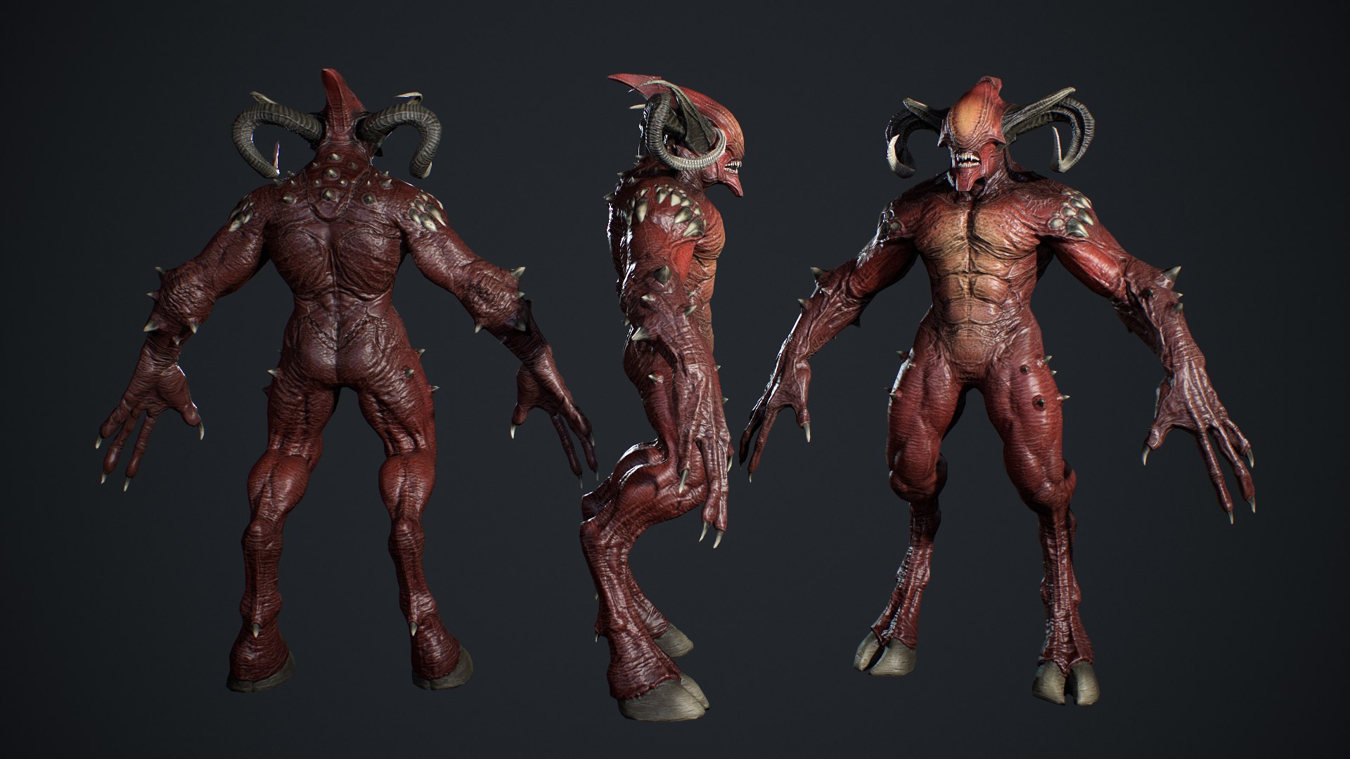 Faceless Demon 3D Model - TurboSquid 2053713
