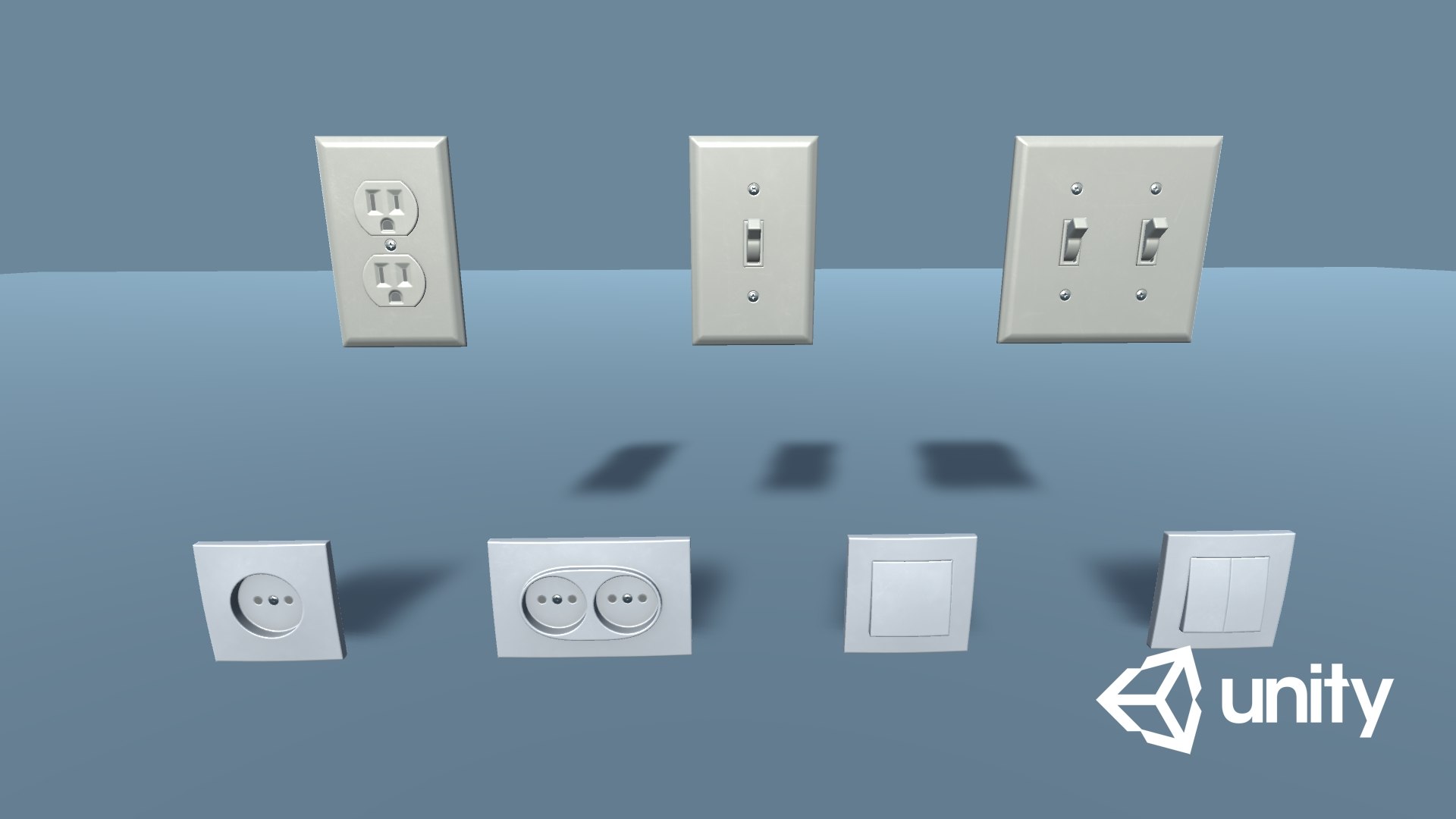 Electrical Switches And Outlets 3D - TurboSquid 1814120