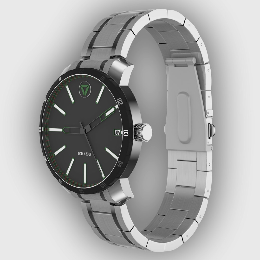 3D model steel watch - TurboSquid 1581326