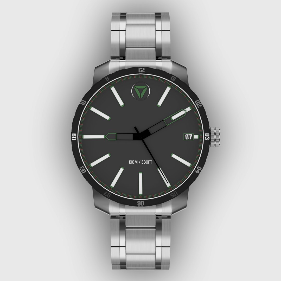 3D model steel watch - TurboSquid 1581326