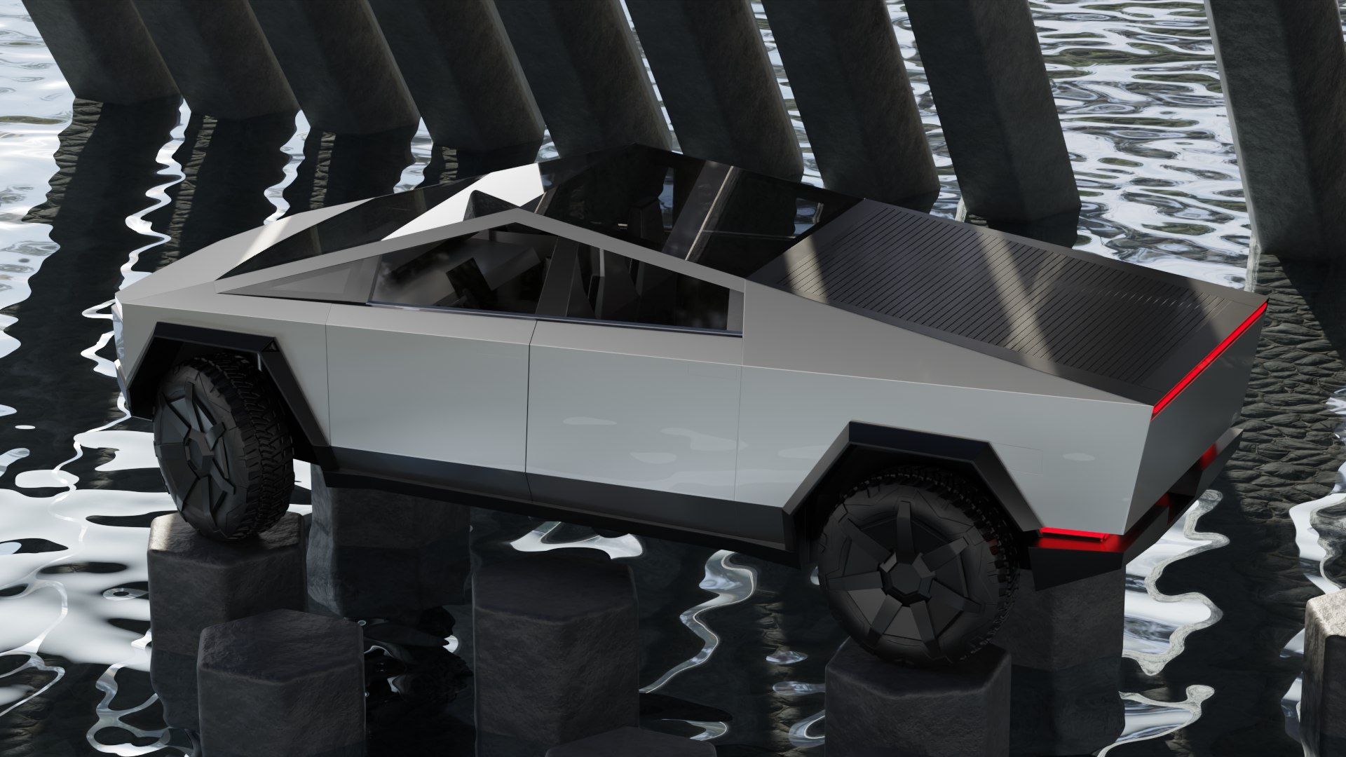 Tesla Cybertruck 3D Model - TurboSquid 2332674