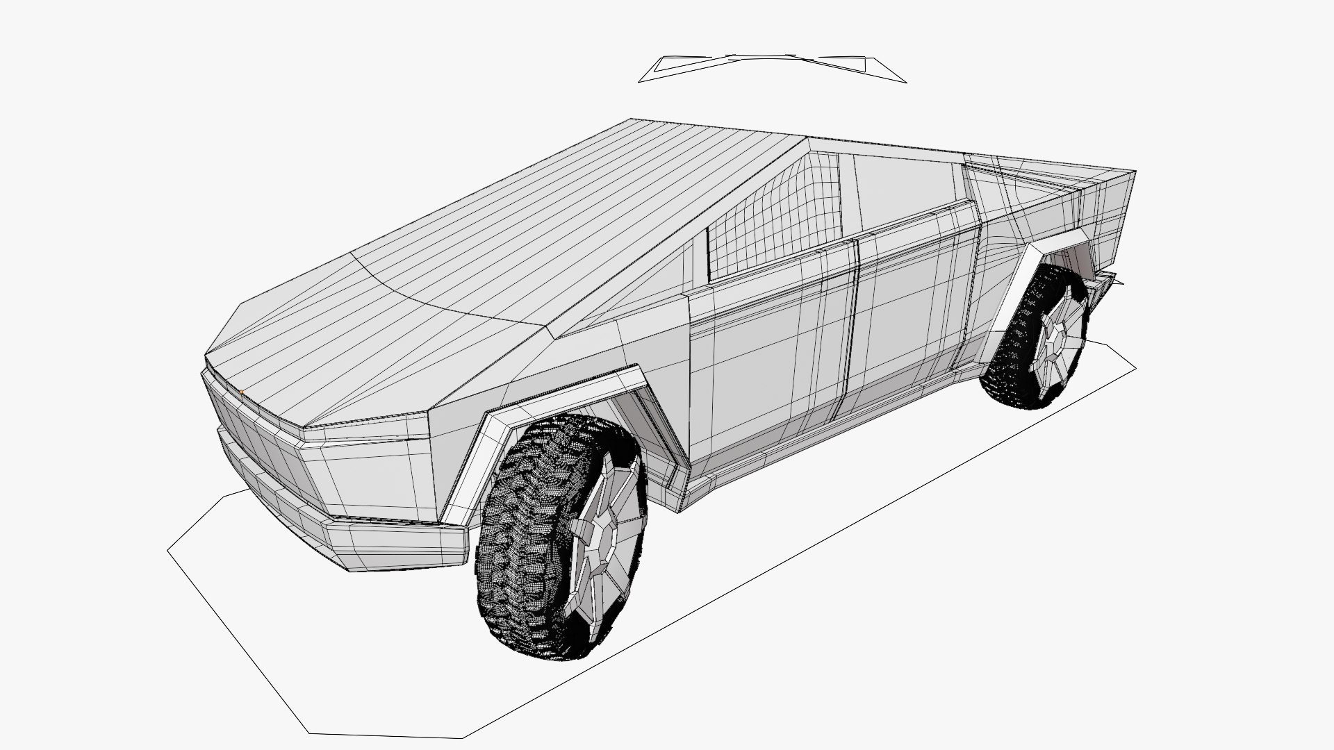 Tesla Cybertruck 3D Model - TurboSquid 2332674