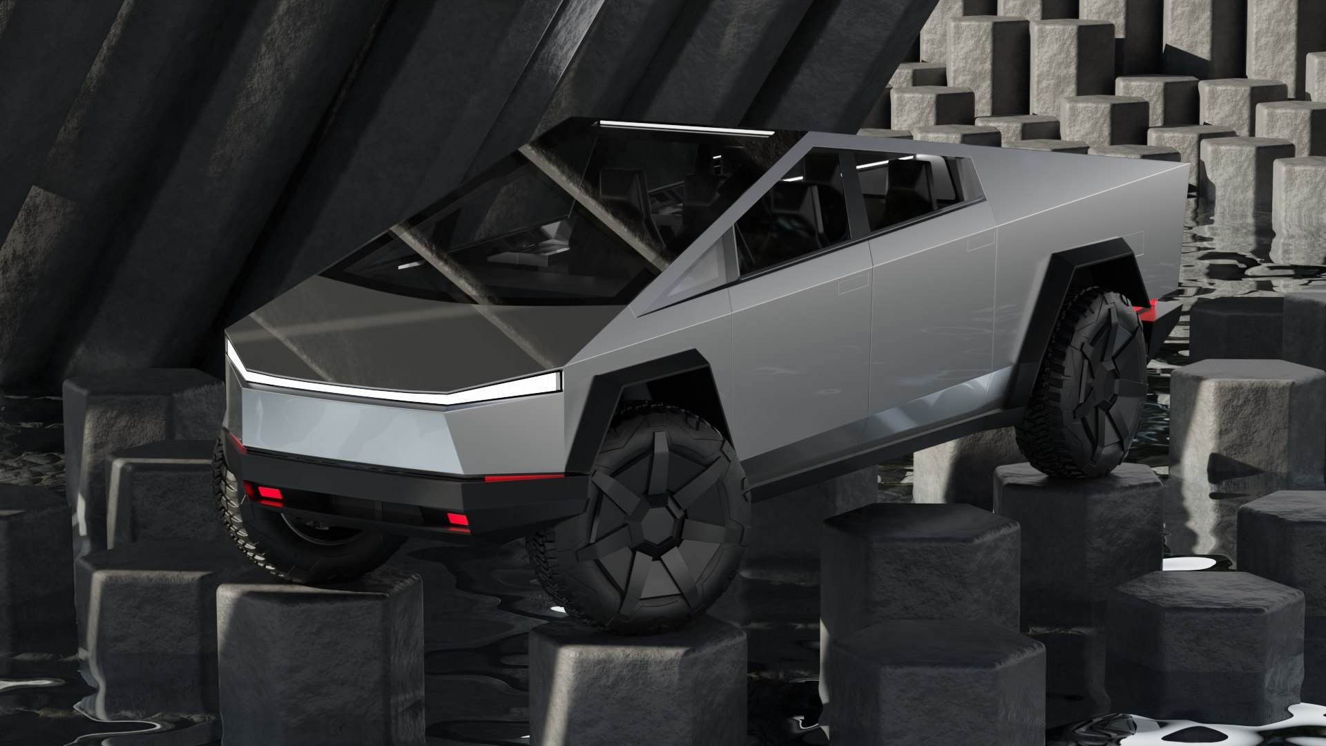 Tesla Cybertruck 3D Model - TurboSquid 2332674