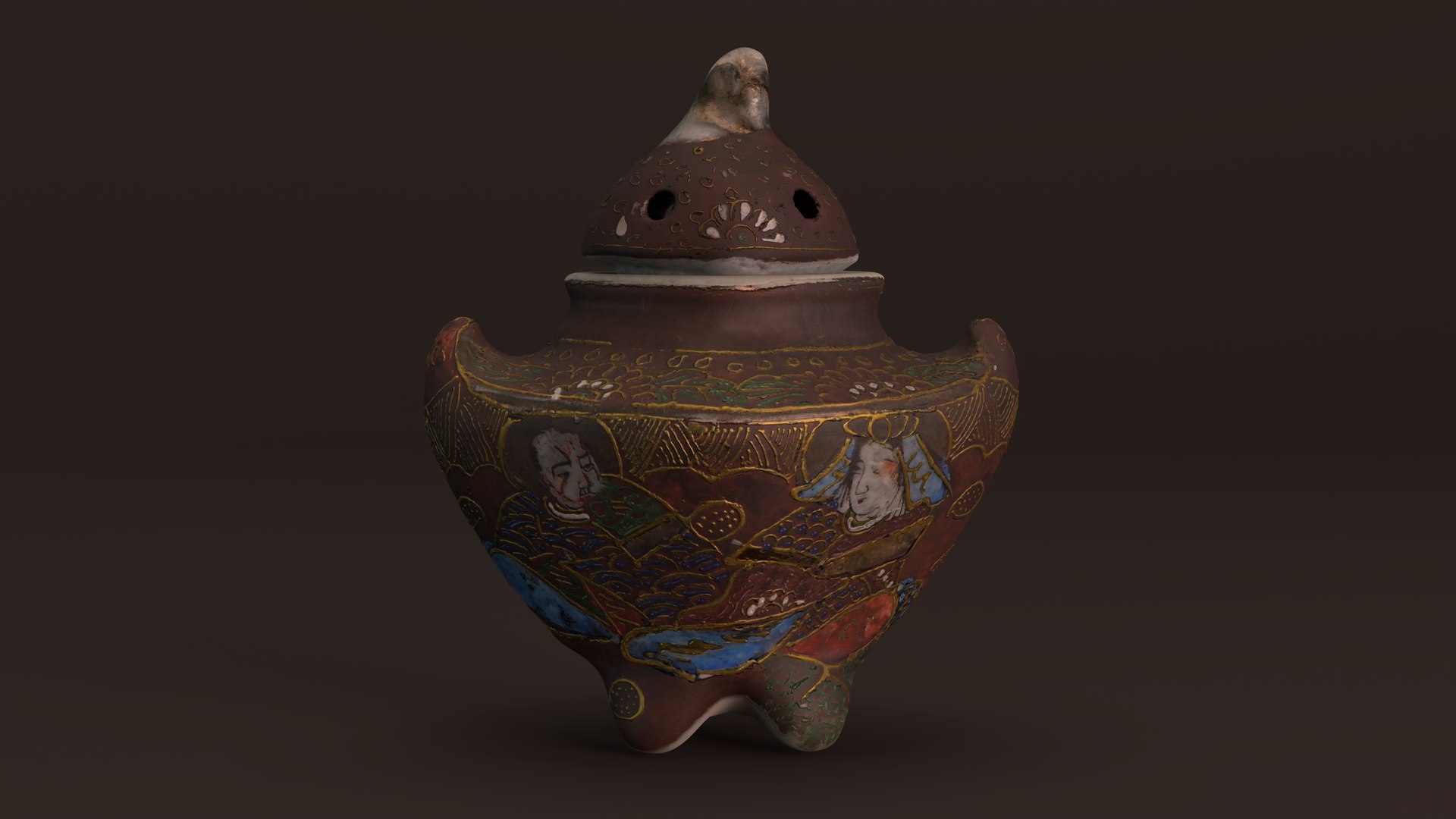 3D Japanese Vase - TurboSquid 1983911