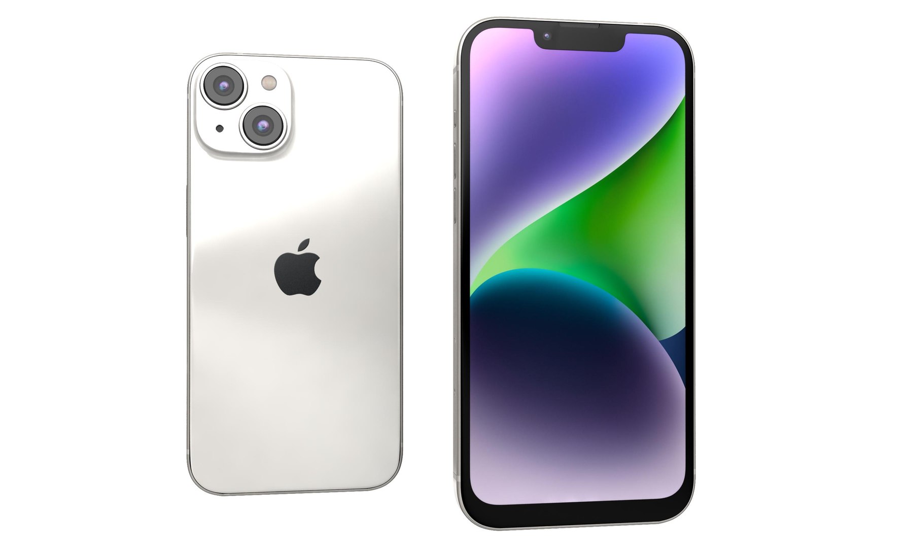 Apple IPhone 14 White 3D - TurboSquid 1961901