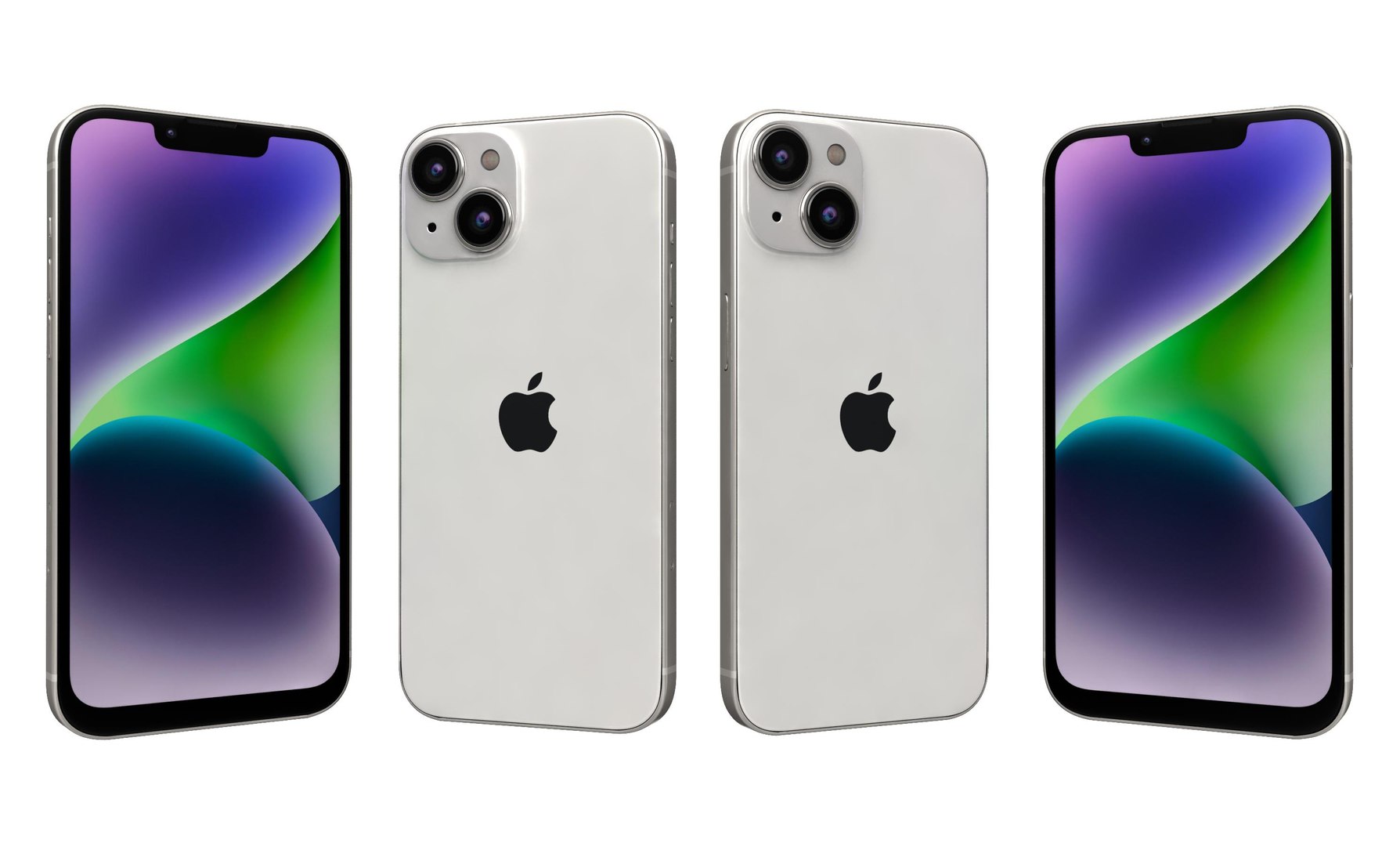Apple IPhone 14 White 3D - TurboSquid 1961901