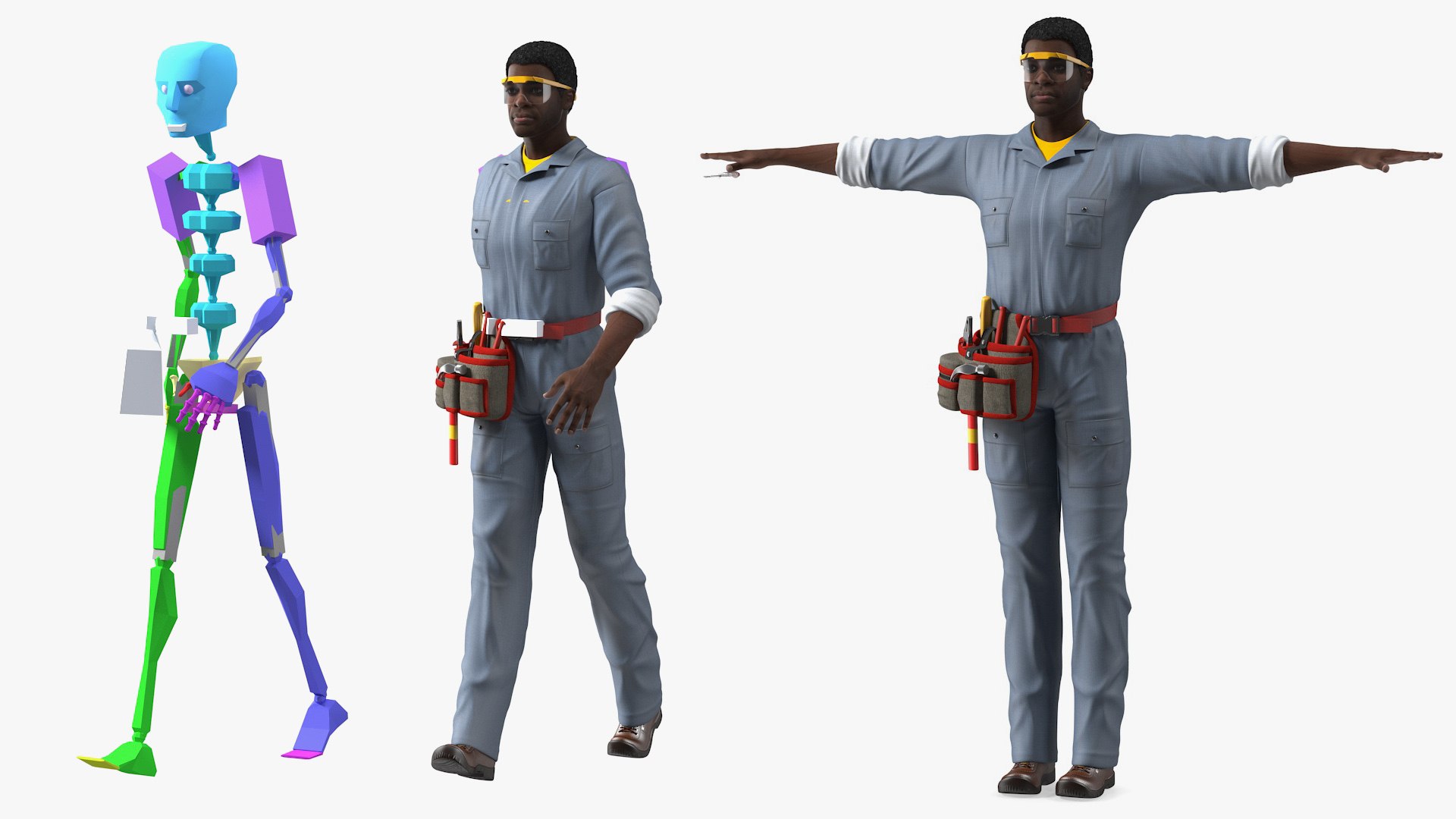 Dark skin black man 3D model - TurboSquid 1672900