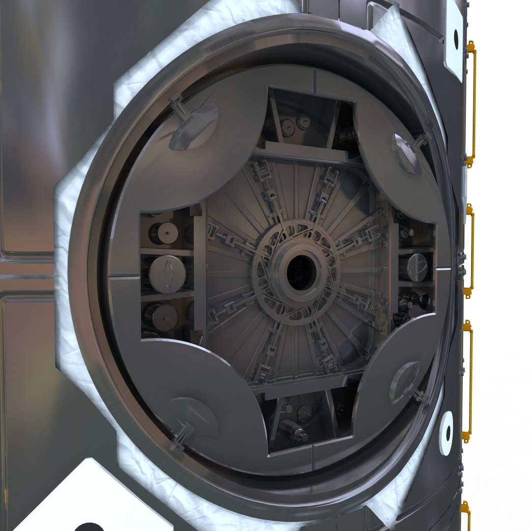 3d model of international space station unity