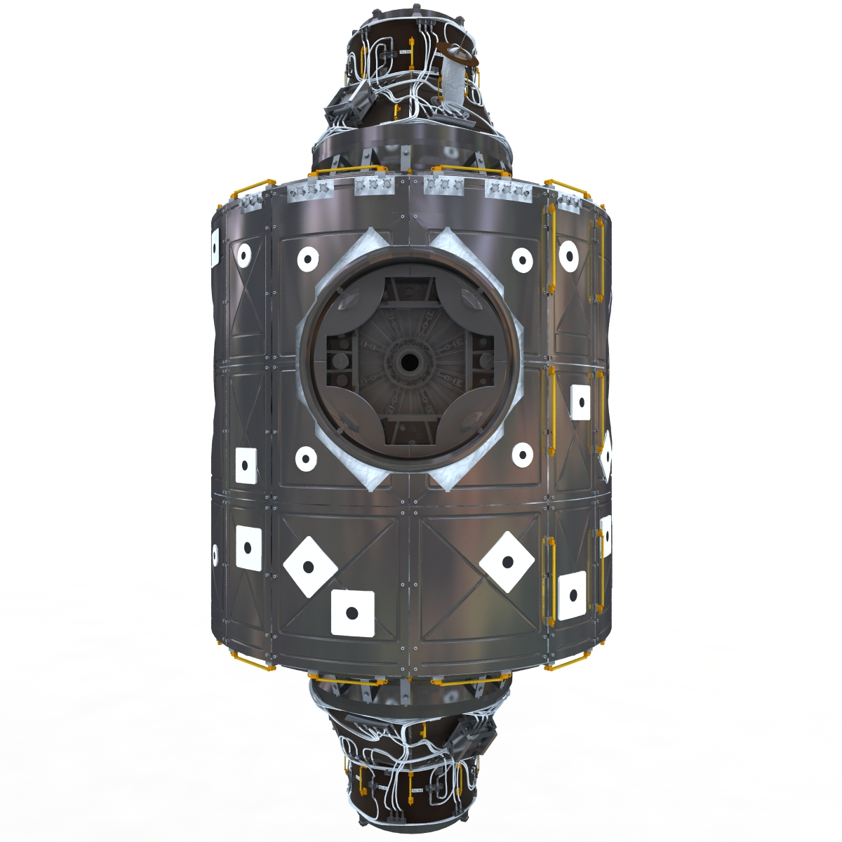 3d model of international space station unity