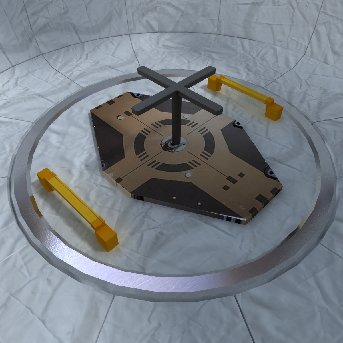 3d model of international space station unity