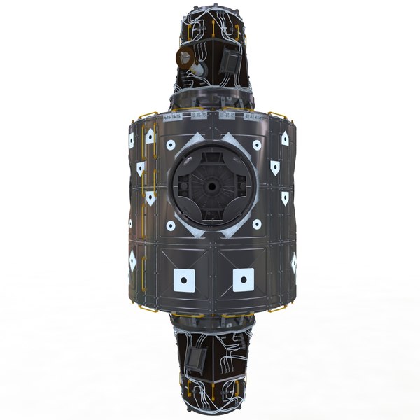 3d model of international space station unity