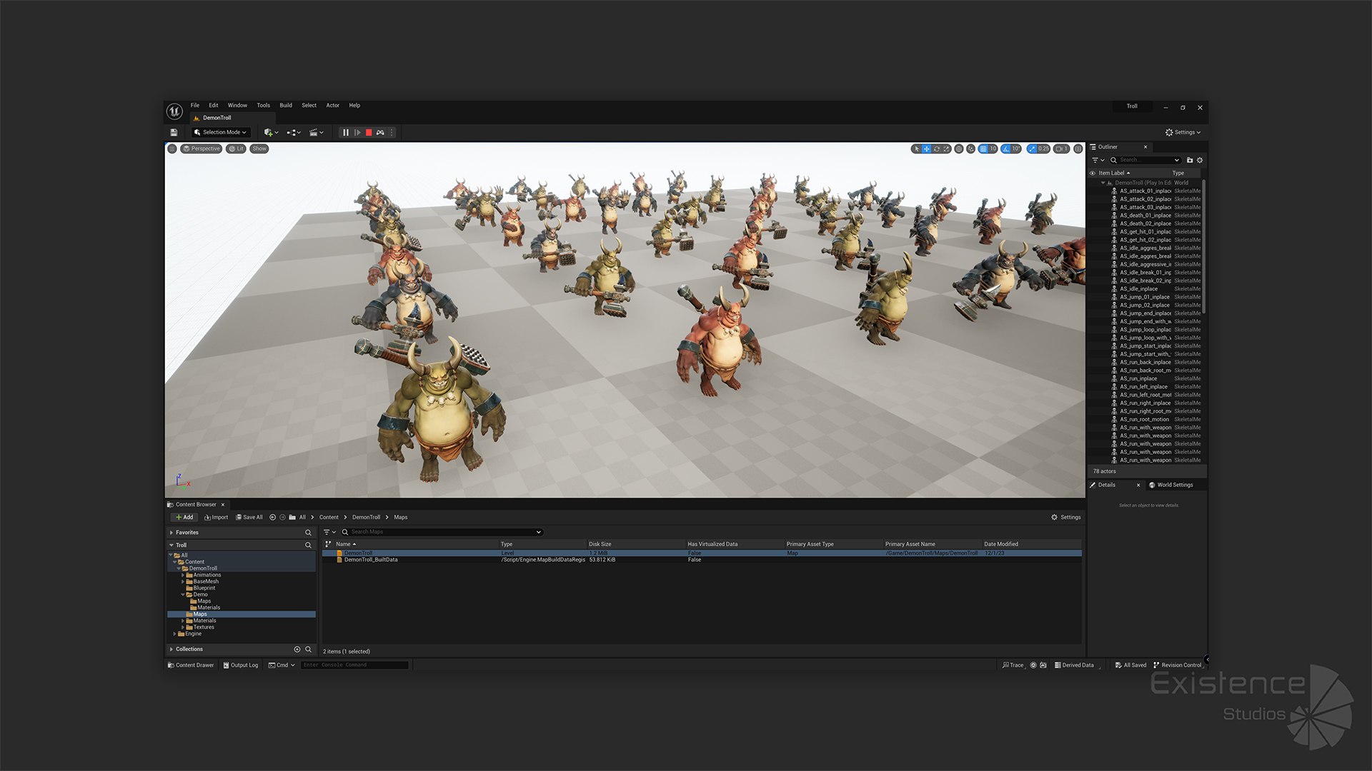 3D Demon Troll - Stylized Devils Warrior RPG Character Monster Rigged ...