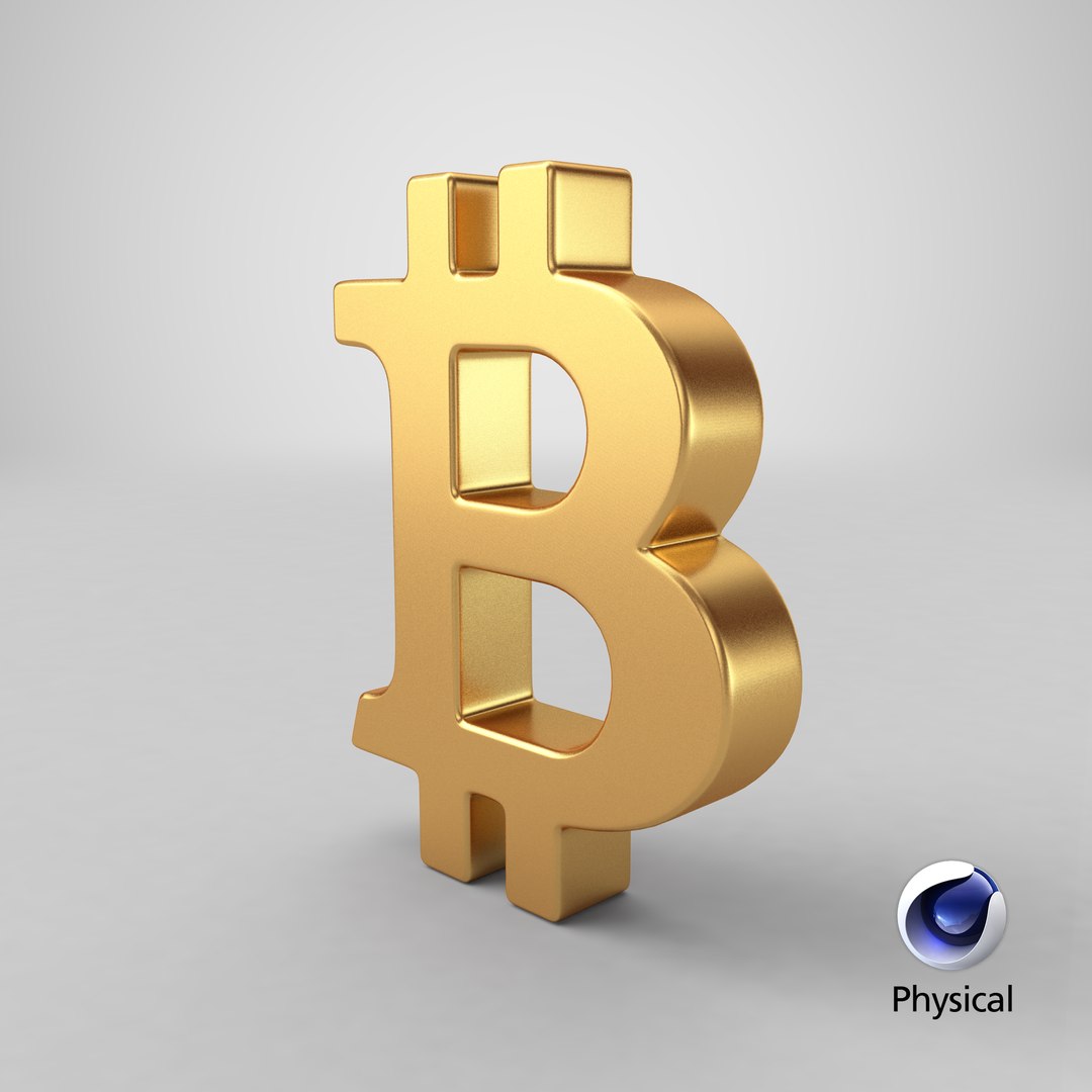 Bitcoin Symbol 3D Model - TurboSquid 1610708