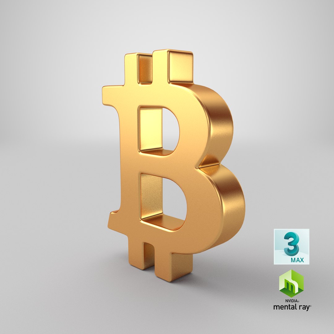 Bitcoin Symbol 3D Model - TurboSquid 1610708