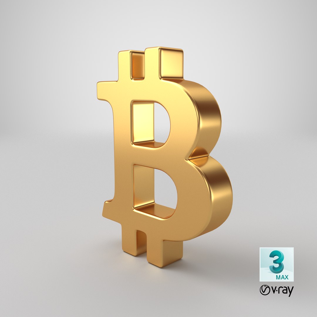 Bitcoin Symbol 3D Model - TurboSquid 1610708