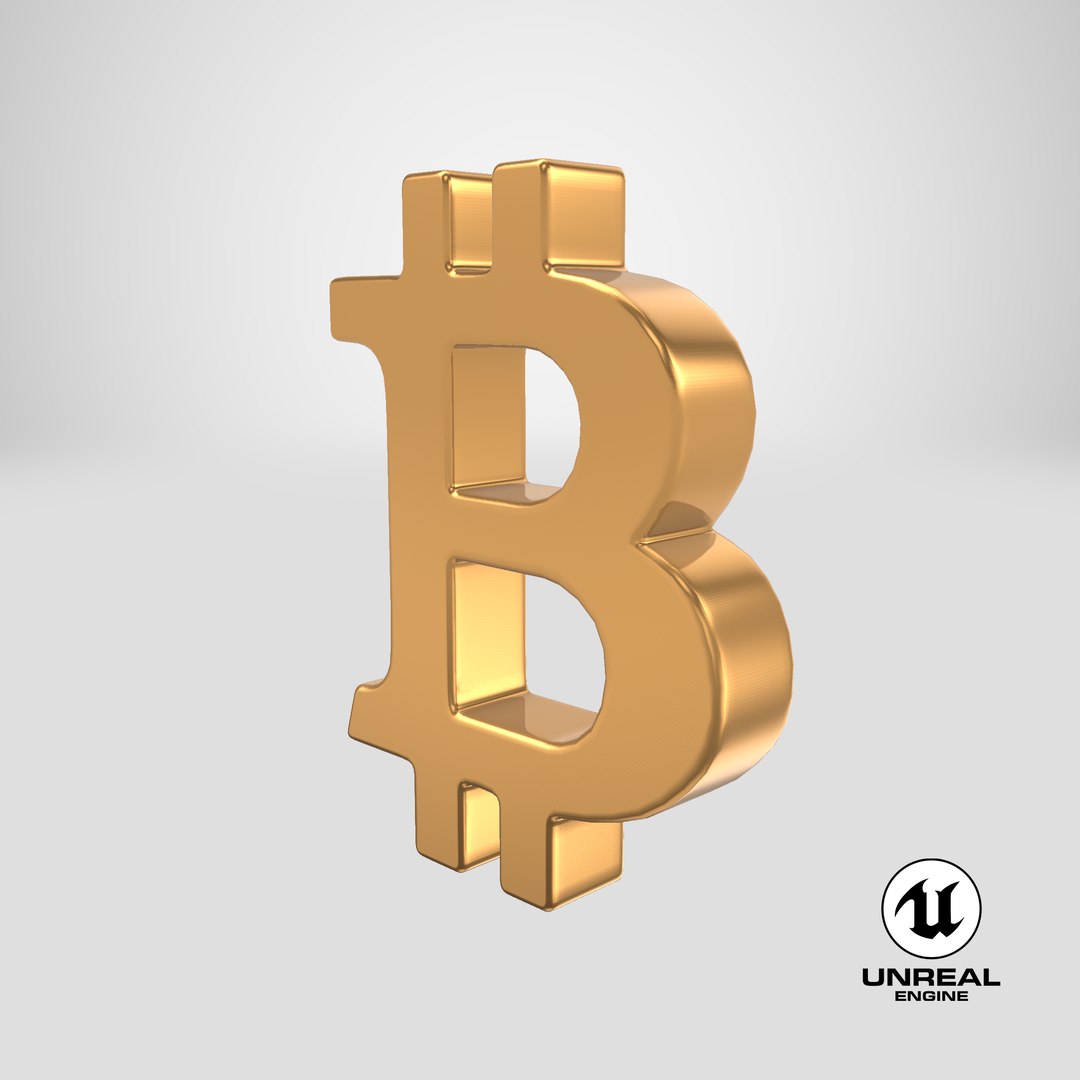 Bitcoin Symbol 3D Model - TurboSquid 1610708