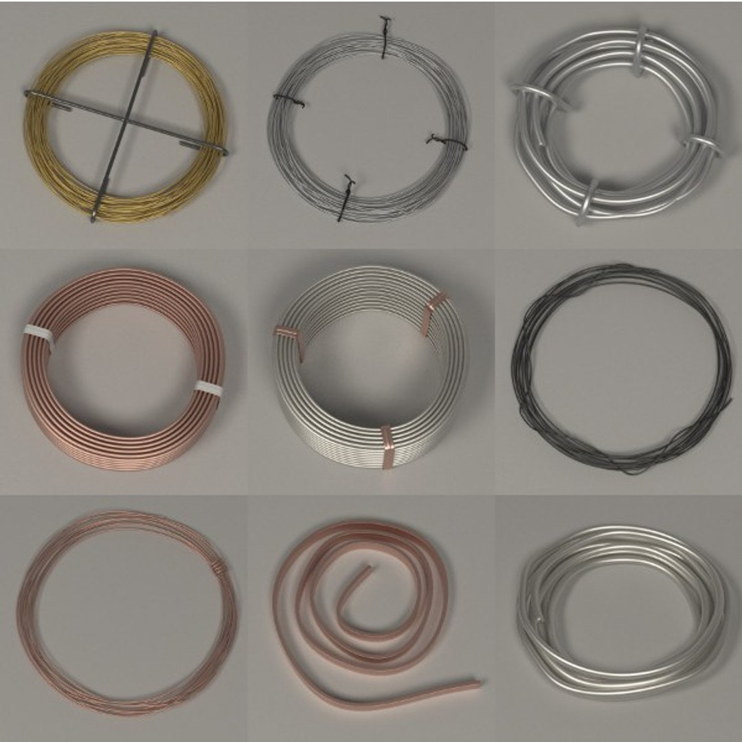 metal wires 3d 3ds