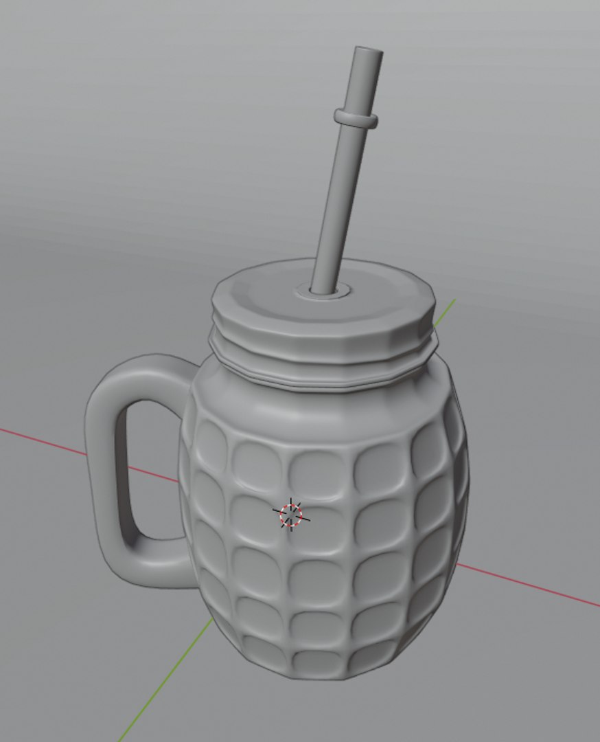 Grenade Mug Glass Cup 3D Model - TurboSquid 1562255