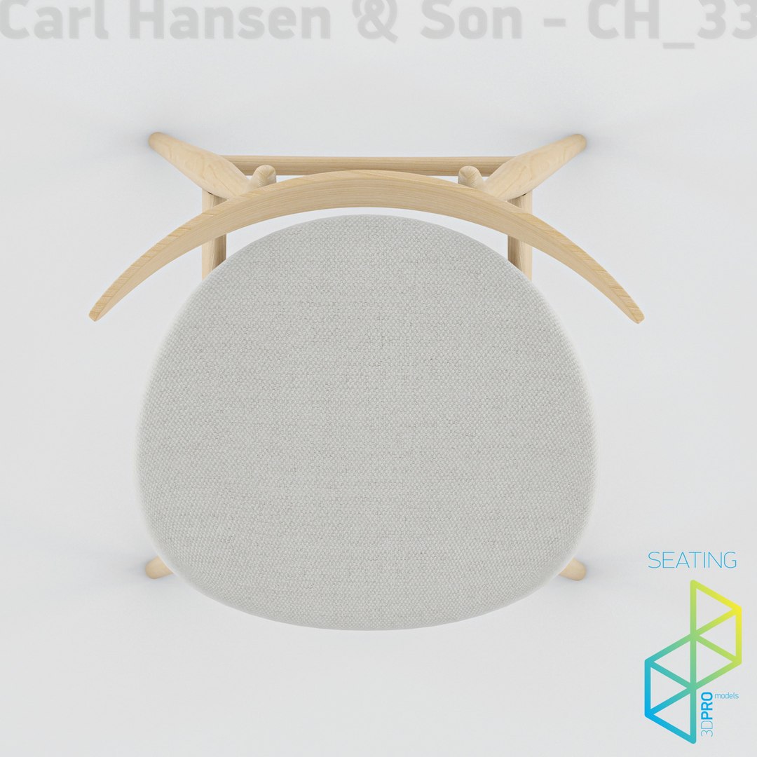 3d Dining Chair Ch33 Model