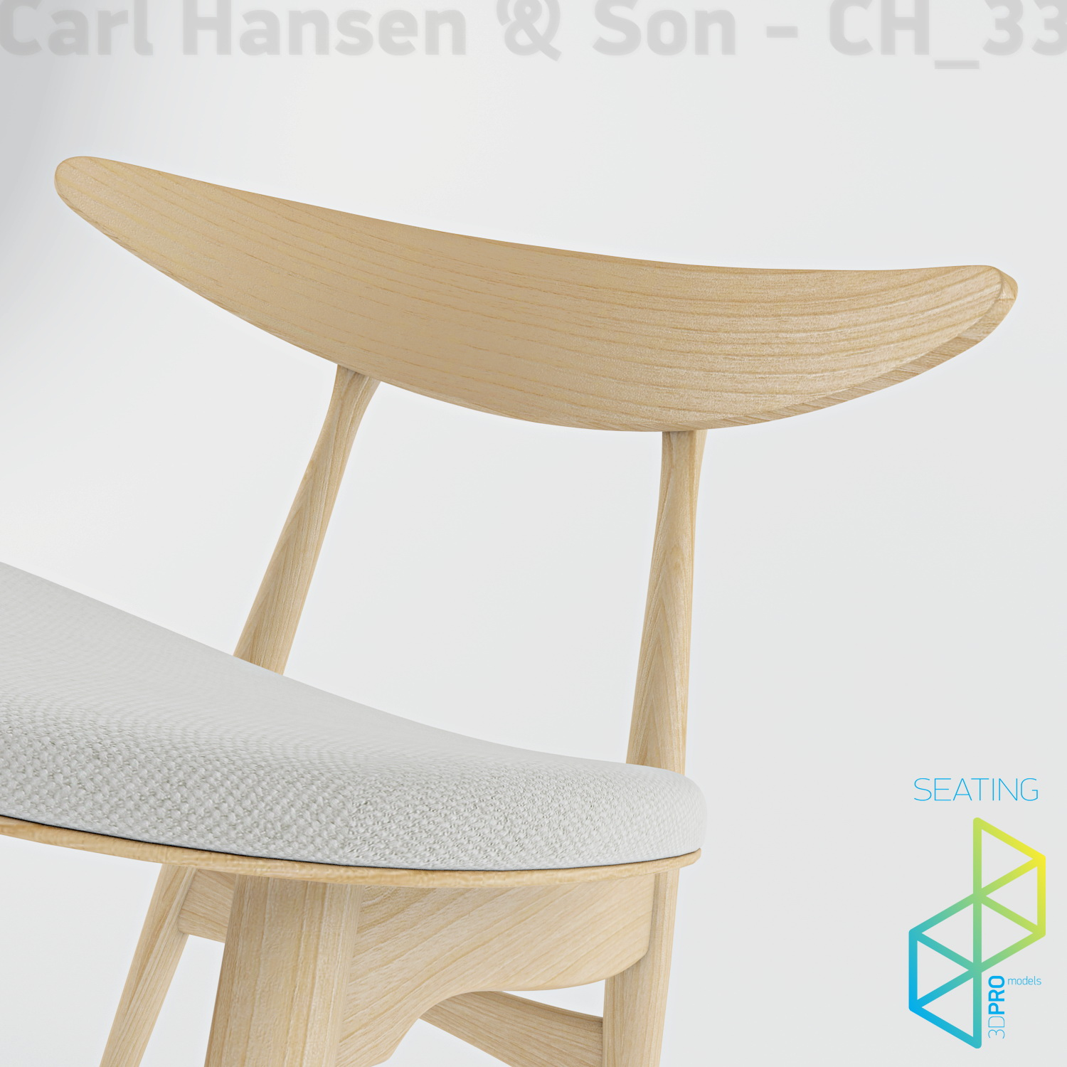 3d dining chair ch33 model