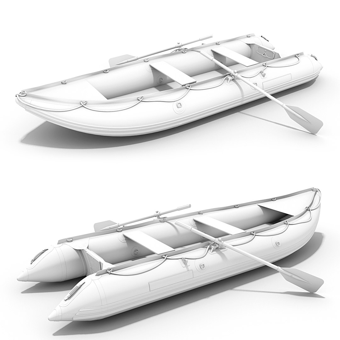3d Inflatable Boat Model