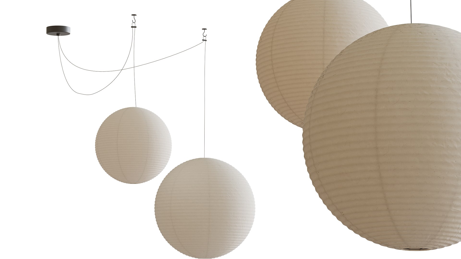 modèle 3D de Vitra AKARI 55A - TurboSquid 2457757