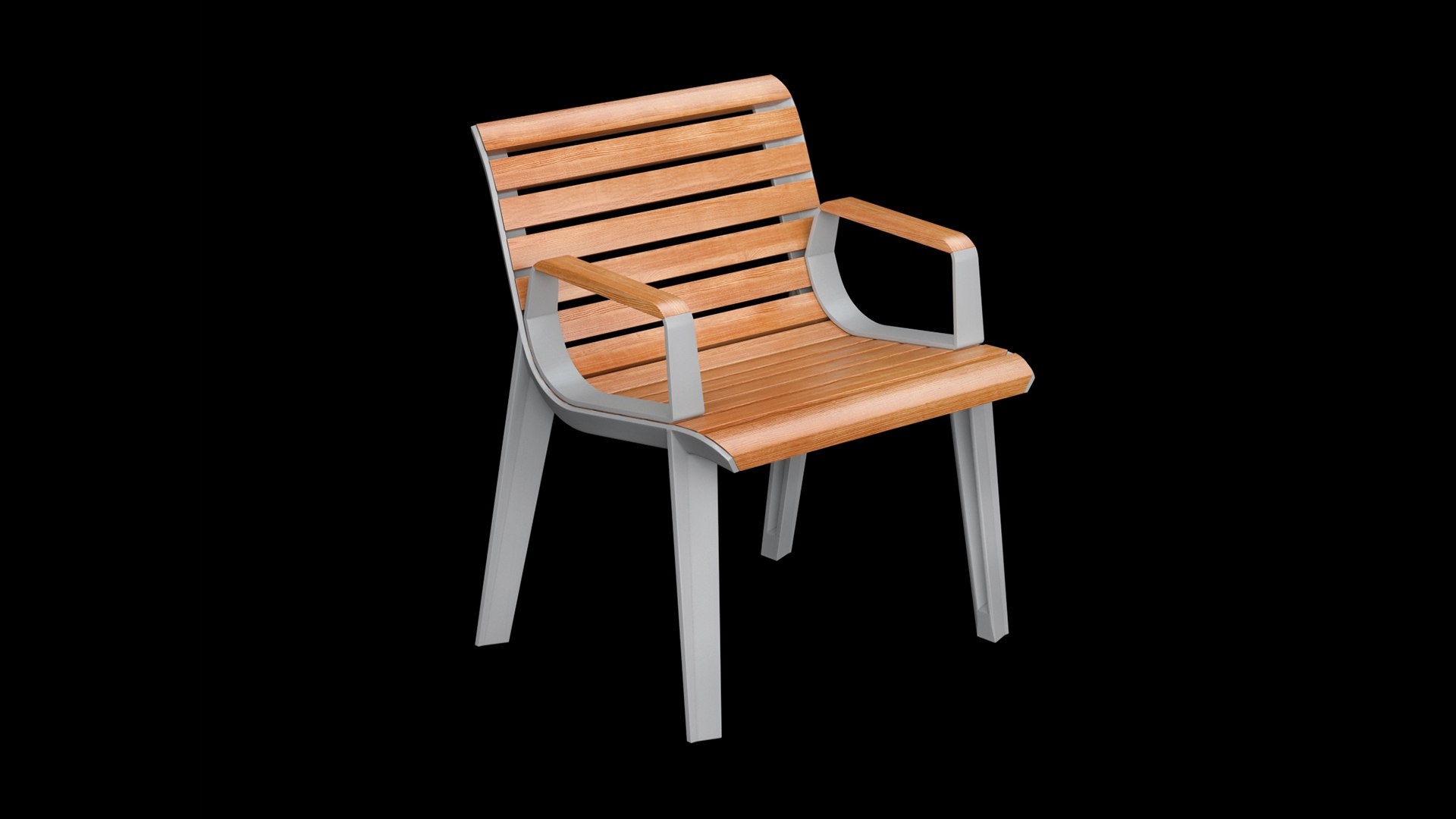 Park bench mmcite model - TurboSquid 1686627