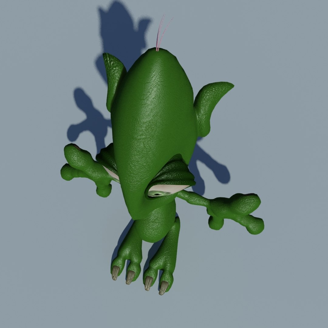 3D alien - TurboSquid 1192867