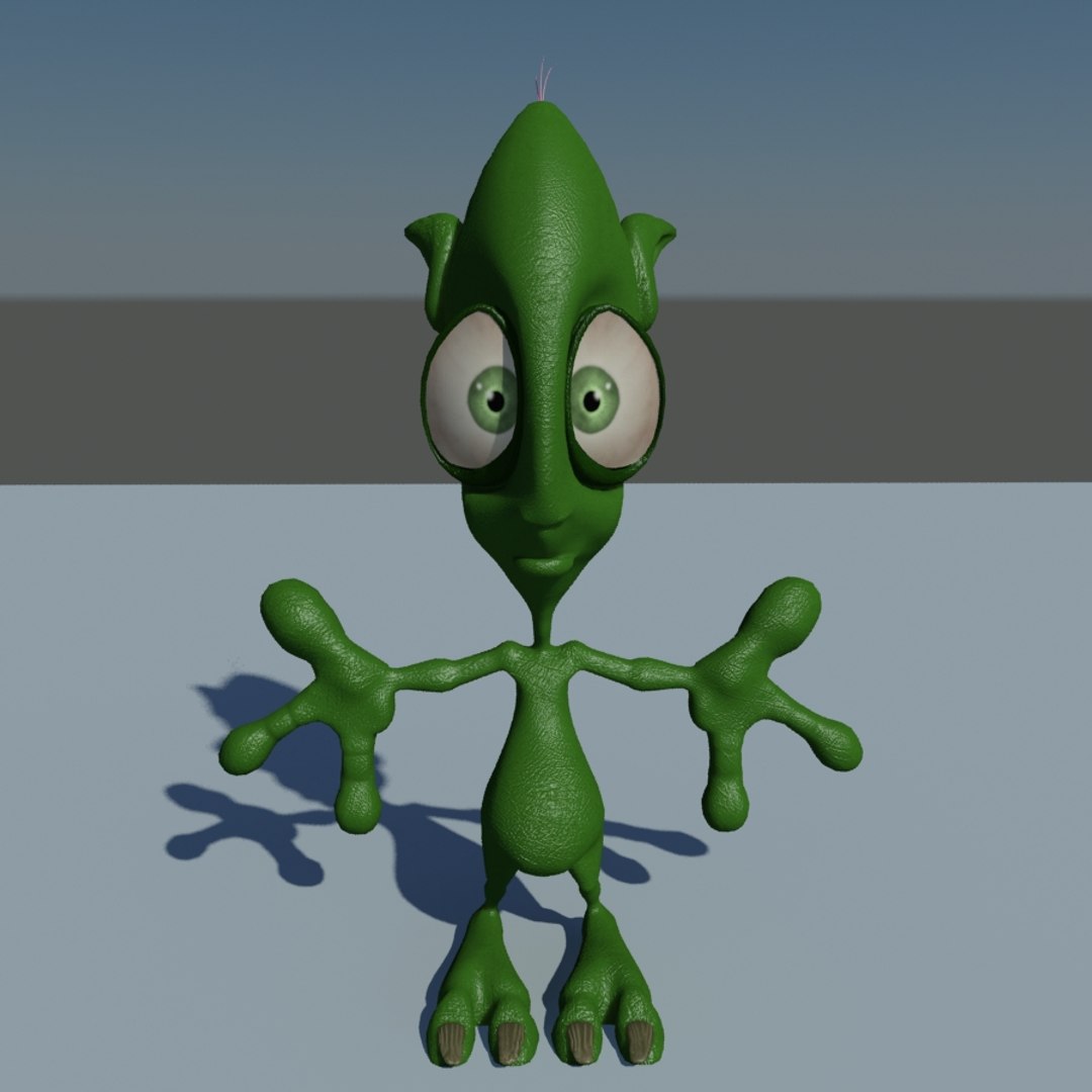 3D alien - TurboSquid 1192867