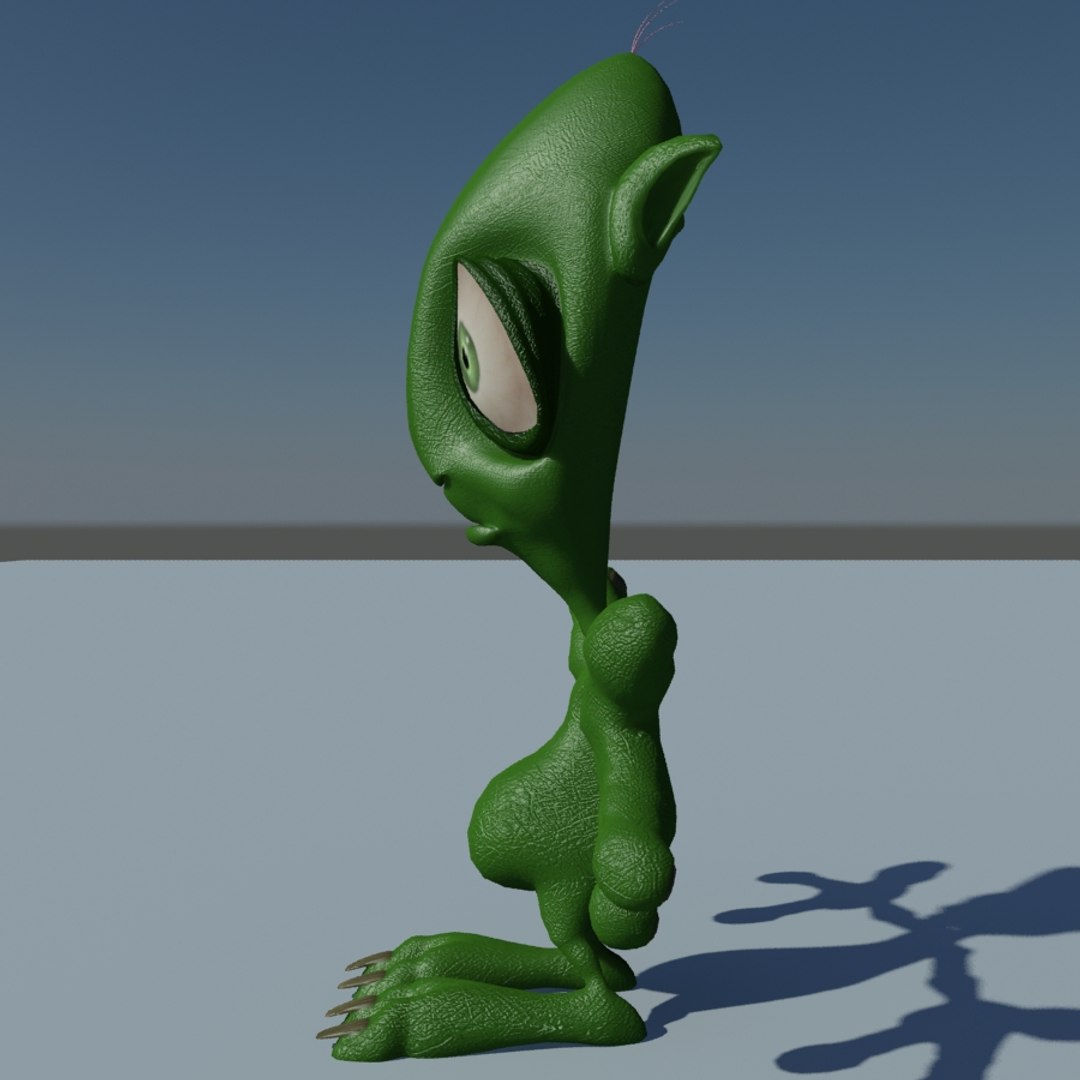 3D alien - TurboSquid 1192867
