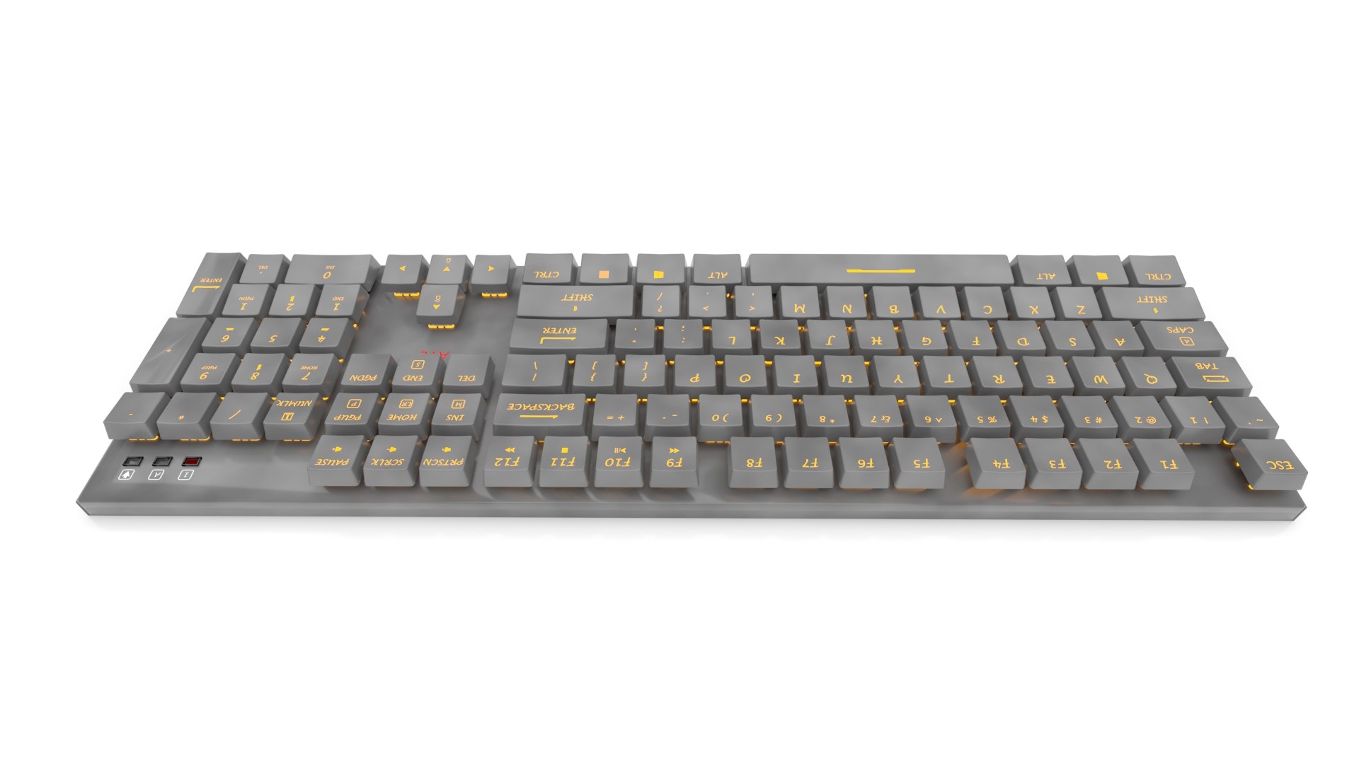 3D Mechanical Keyboard 1 Model - TurboSquid 2196873