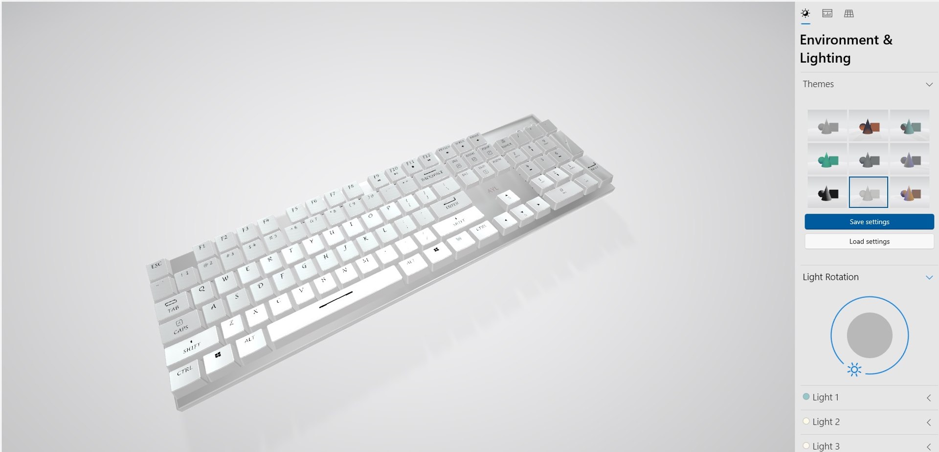 3D Mechanical Keyboard 1 Model - TurboSquid 2196873