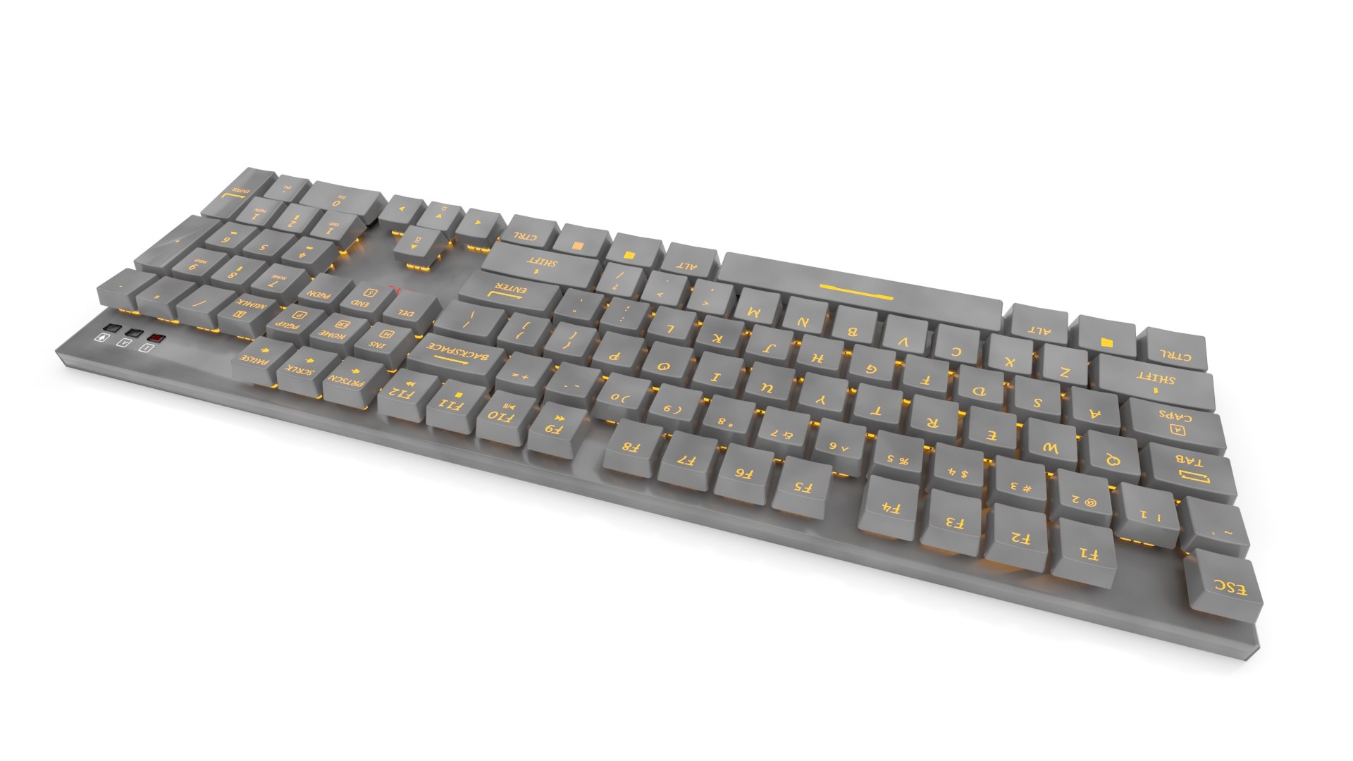 3D Mechanical Keyboard 1 Model - TurboSquid 2196873