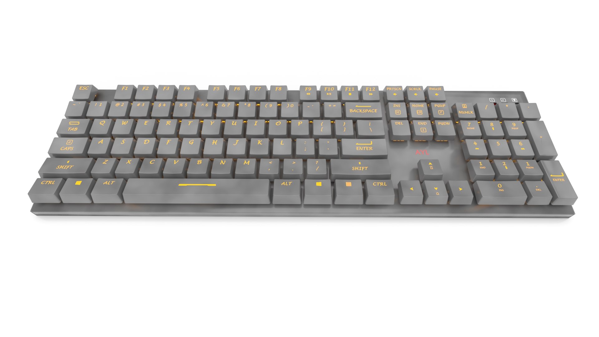 3D Mechanical Keyboard 1 Model - TurboSquid 2196873