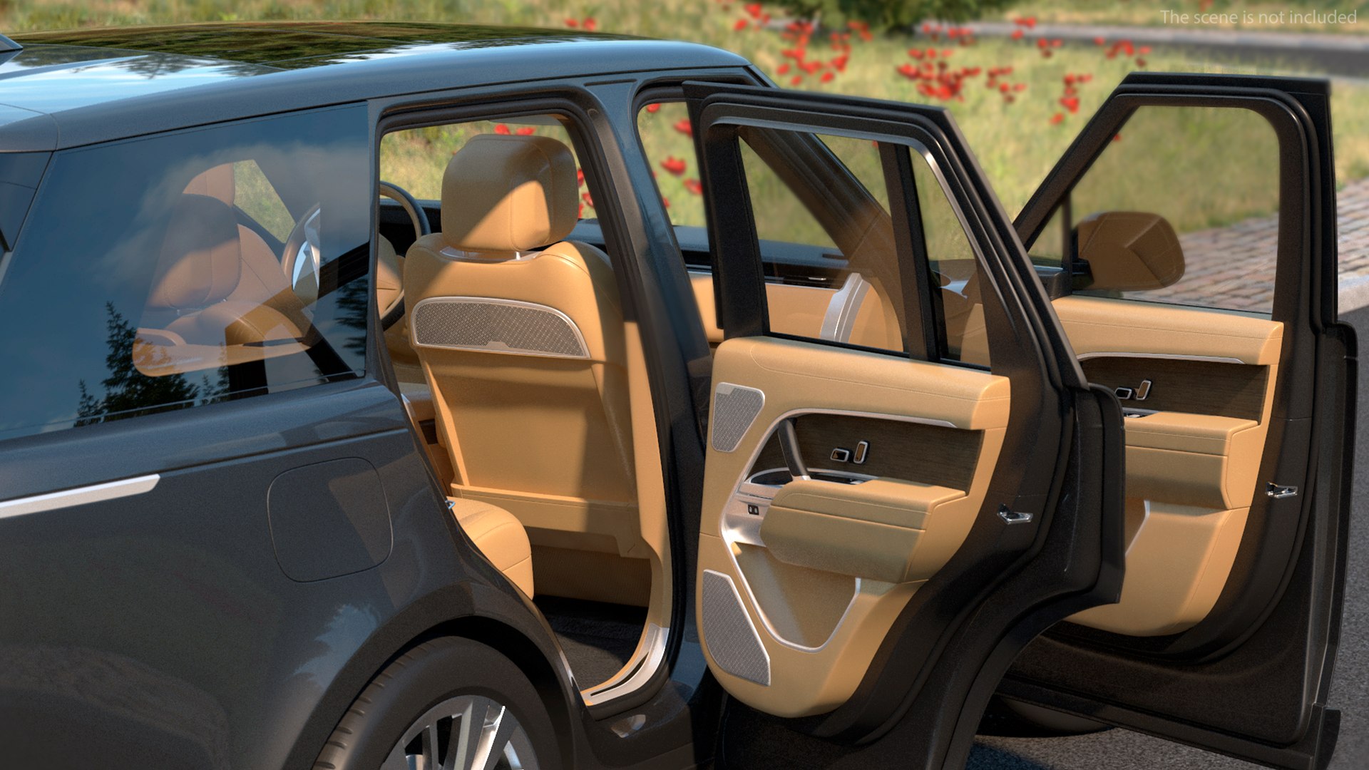 3D model Luxury European SUV Rigged - TurboSquid 1956151