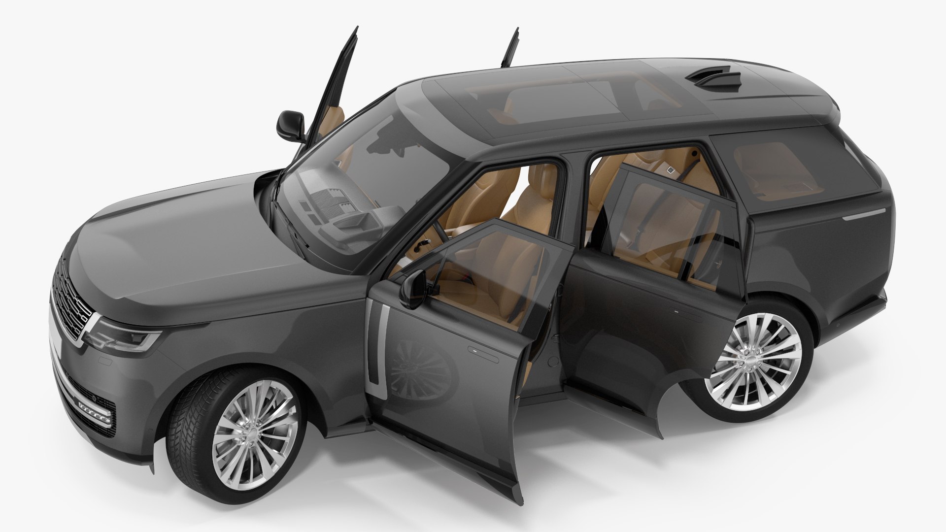 3D model Luxury European SUV Rigged - TurboSquid 1956151