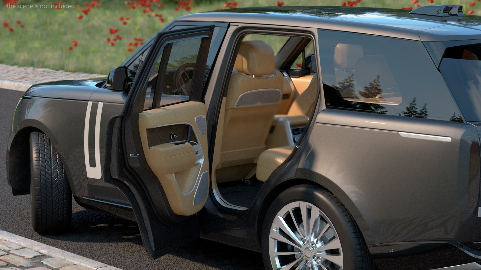 3D model Luxury European SUV Rigged - TurboSquid 1956151