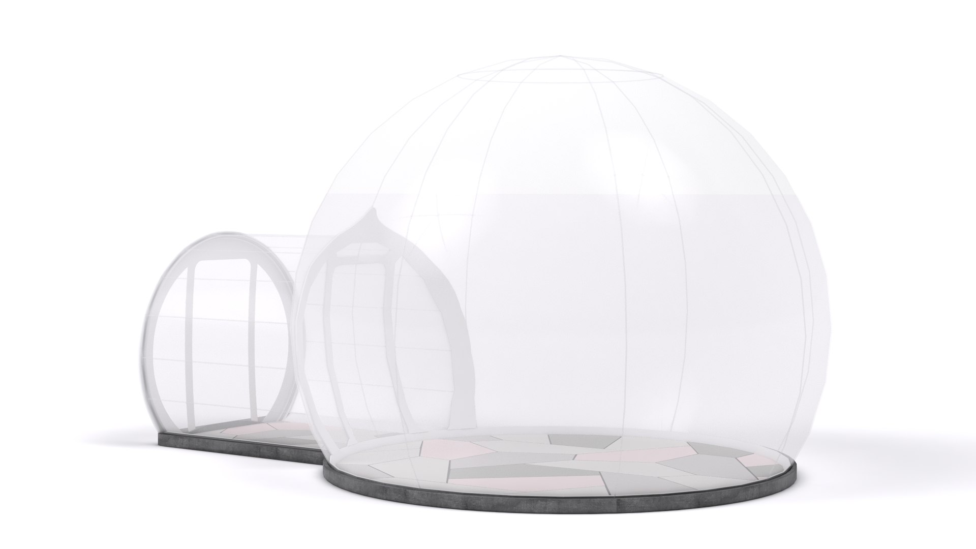 Igloo Transparent Dome 3D Model - TurboSquid 1748876