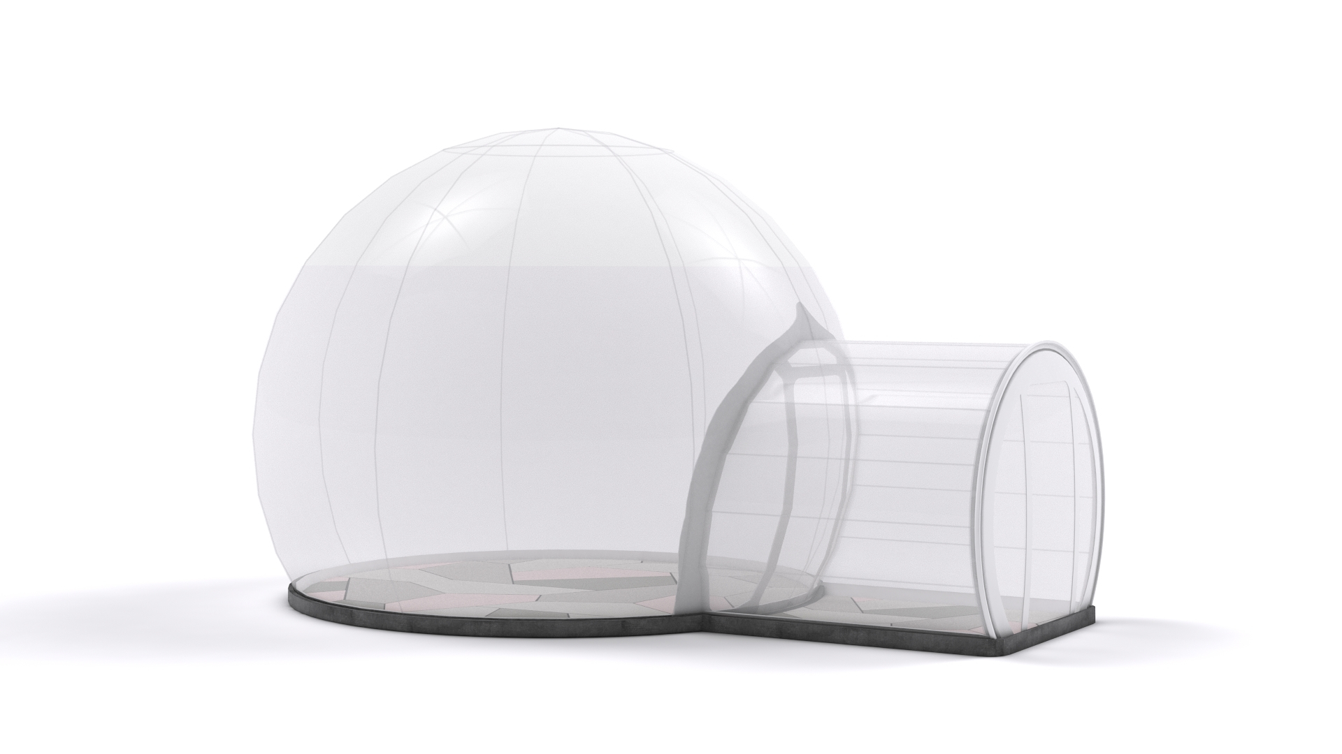 Igloo Transparent Dome 3D Model - TurboSquid 1748876
