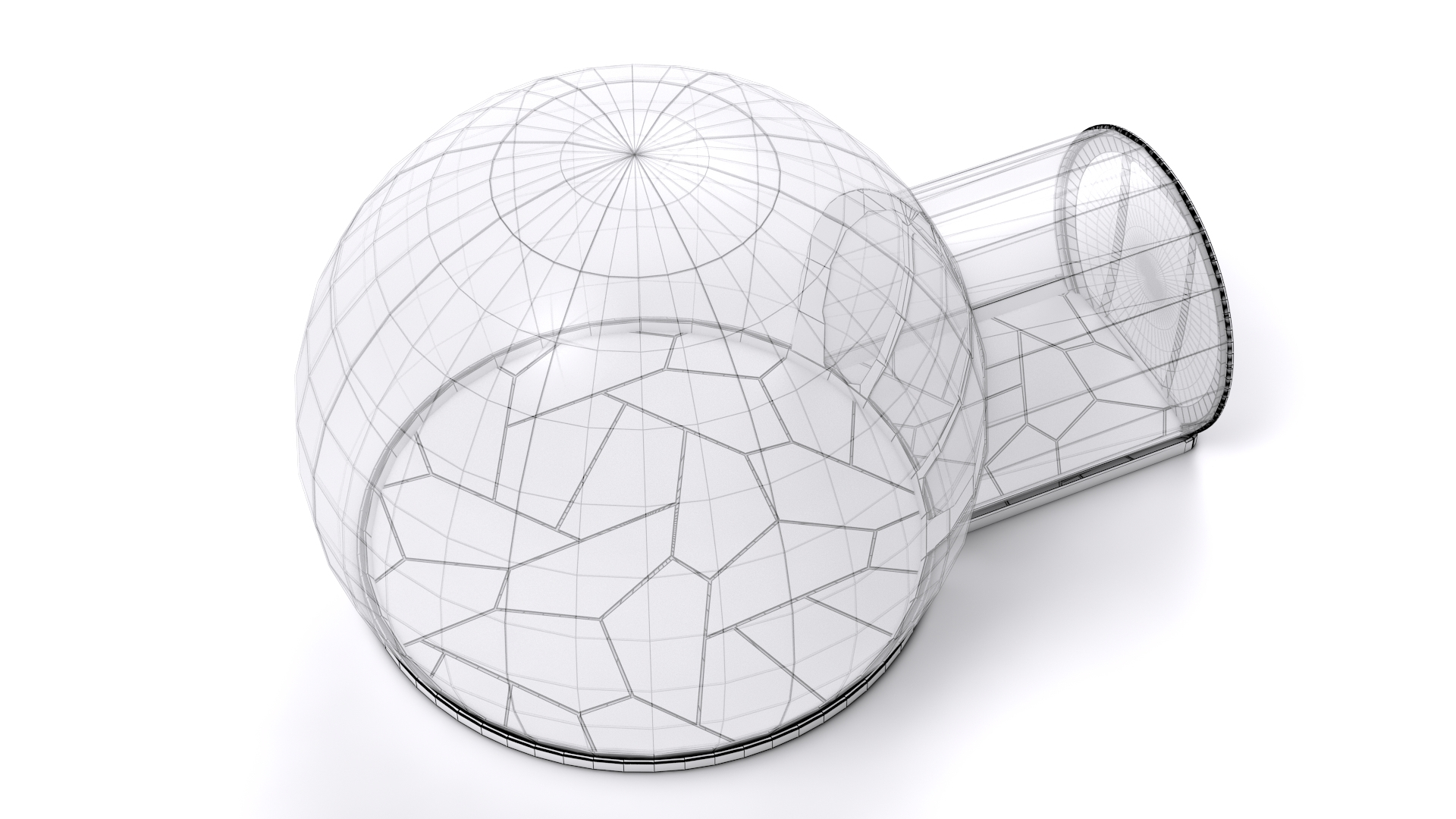 Igloo transparent dome 3D model - TurboSquid 1748876