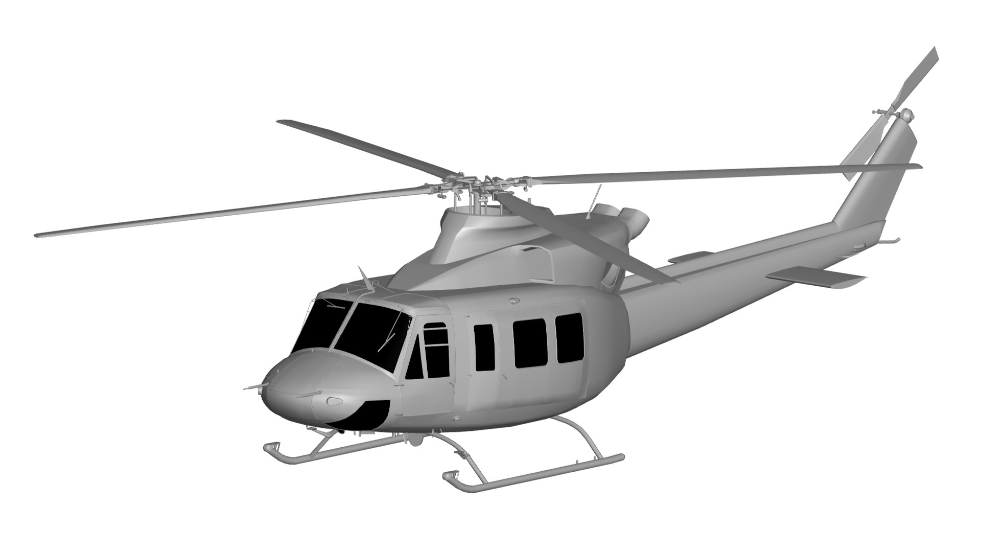 Bell 412 Model - TurboSquid 1986316