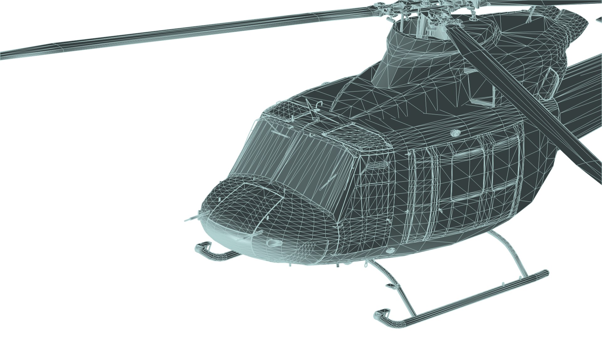 Bell 412 Model - TurboSquid 1986316