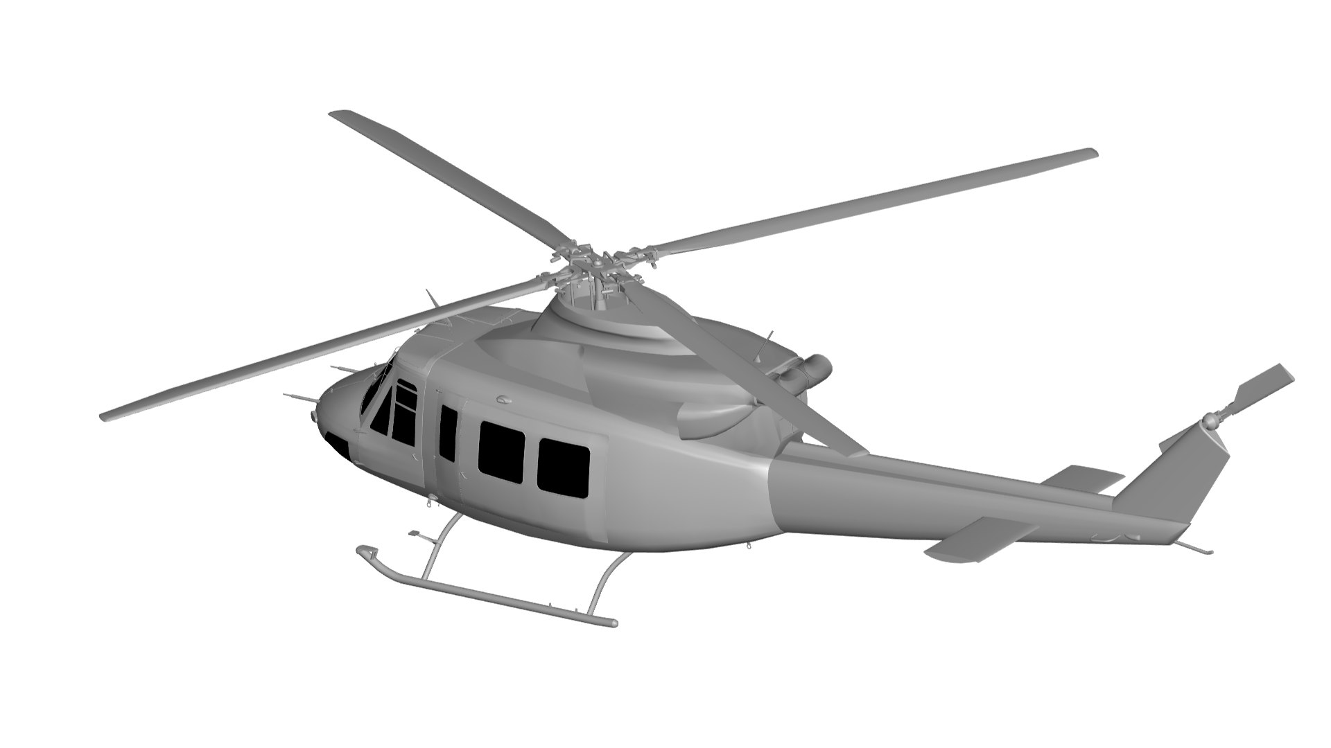 Bell 412 Model - TurboSquid 1986316