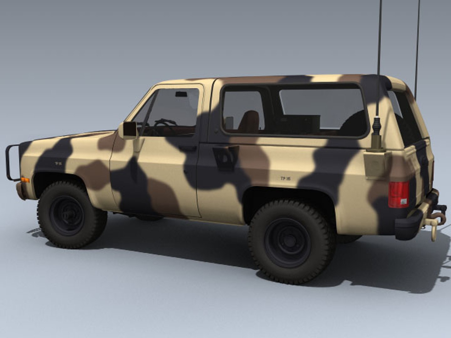 Army M1009 Cucv Desert Camouflage Max