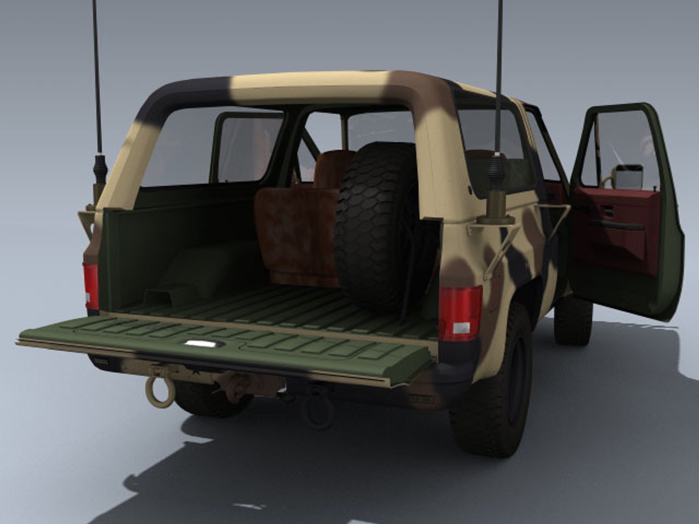 Army M1009 Cucv Desert Camouflage Max