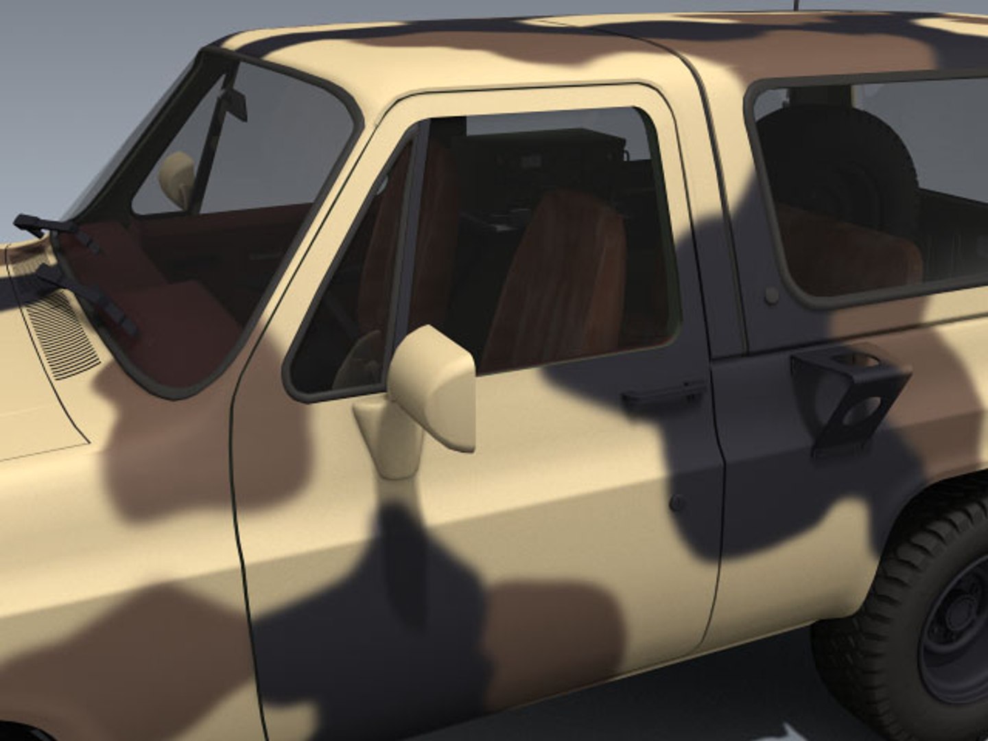 Army M1009 Cucv Desert Camouflage Max