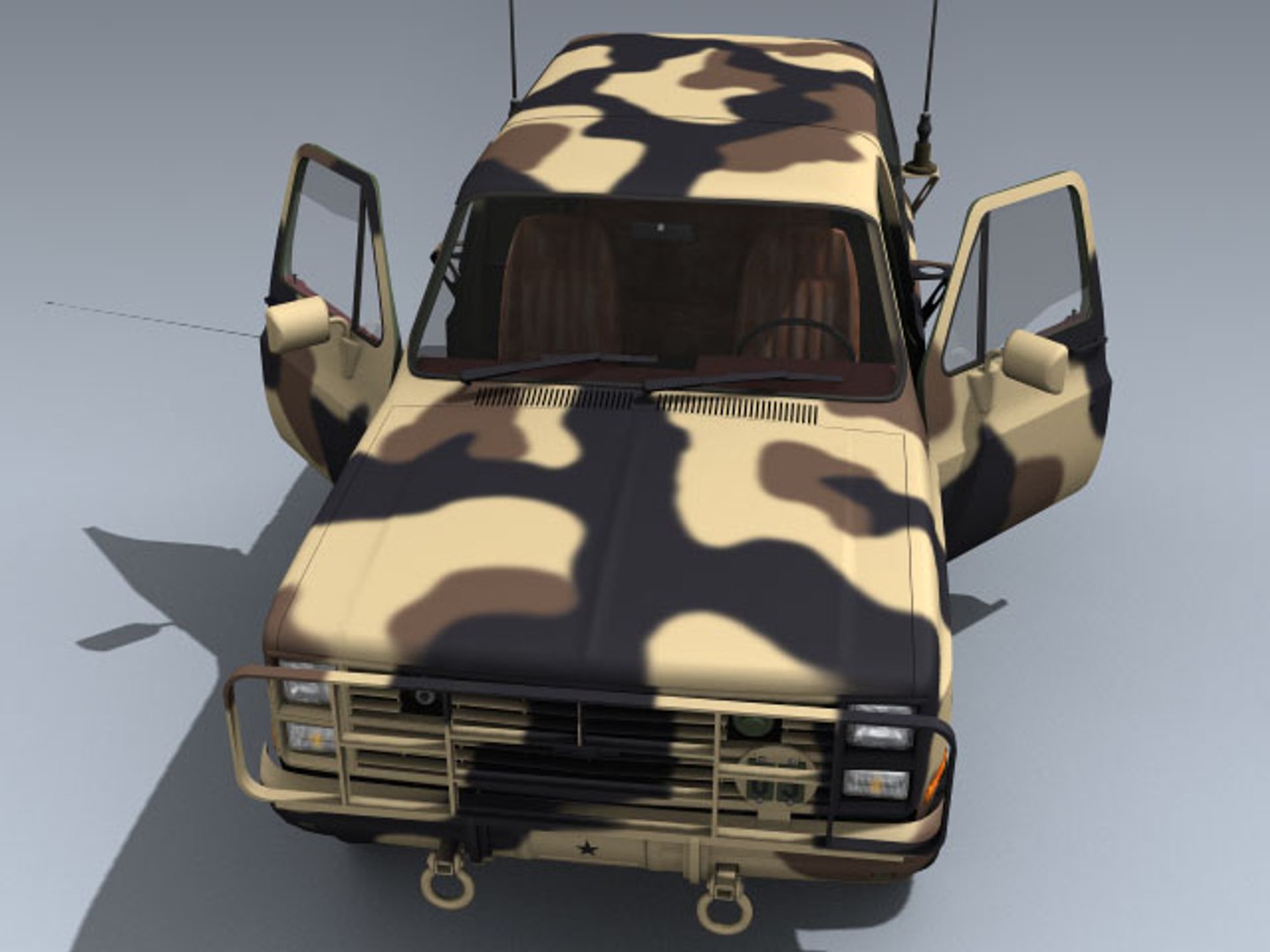 Army M1009 Cucv Desert Camouflage Max