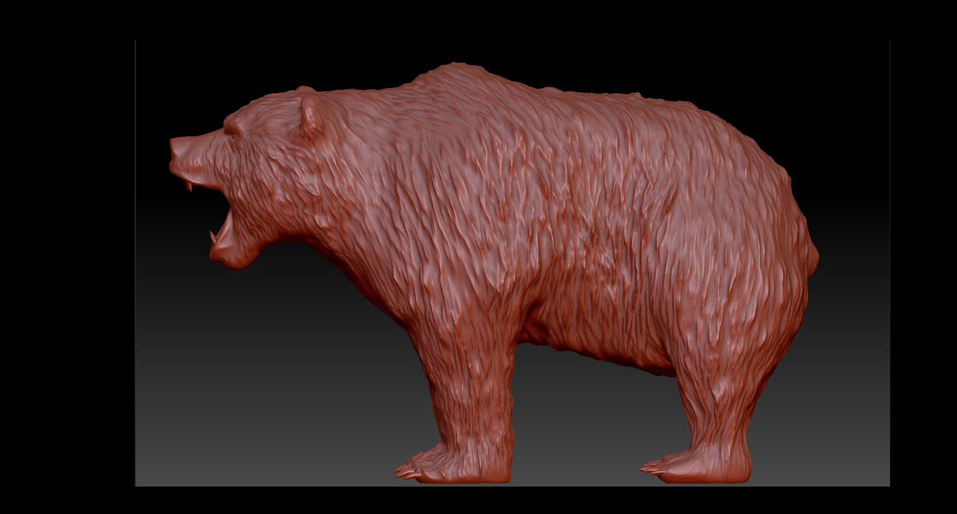 Bear Printing Model - TurboSquid 1214179